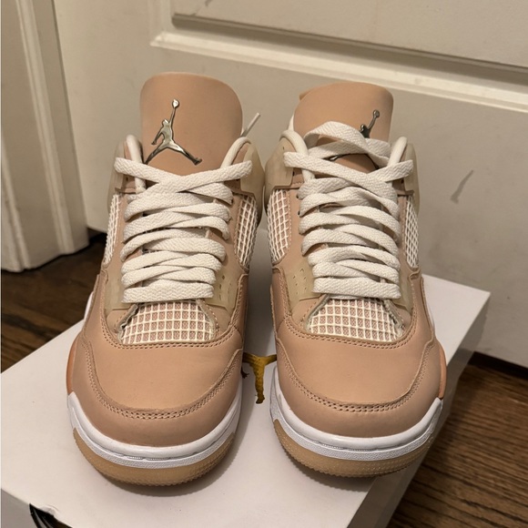 Jordan | Shoes | Womens Air Jordan 4 Retro Shimmermetallic Silver Like New | Poshmark